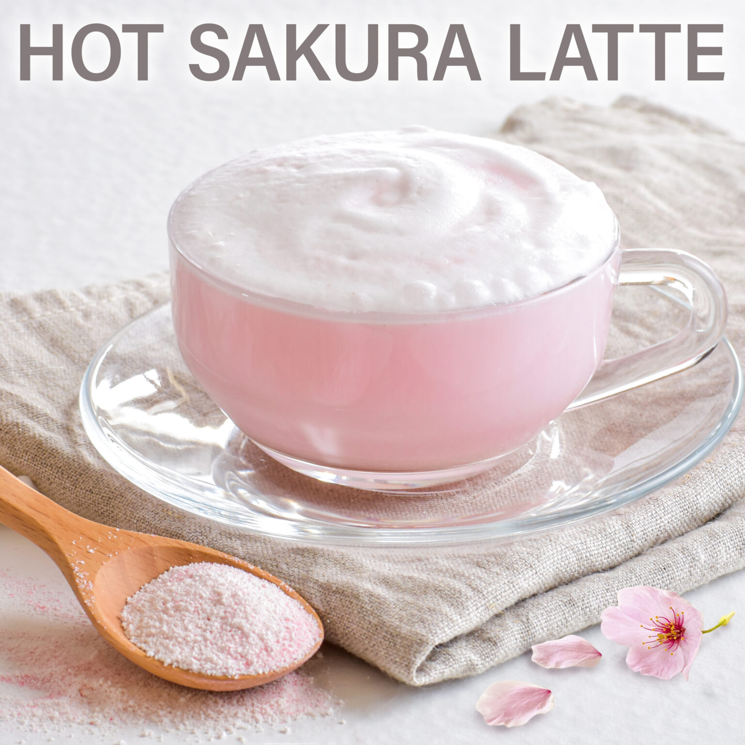 Sakura Latte Powder - Yamasan Co., Ltd.