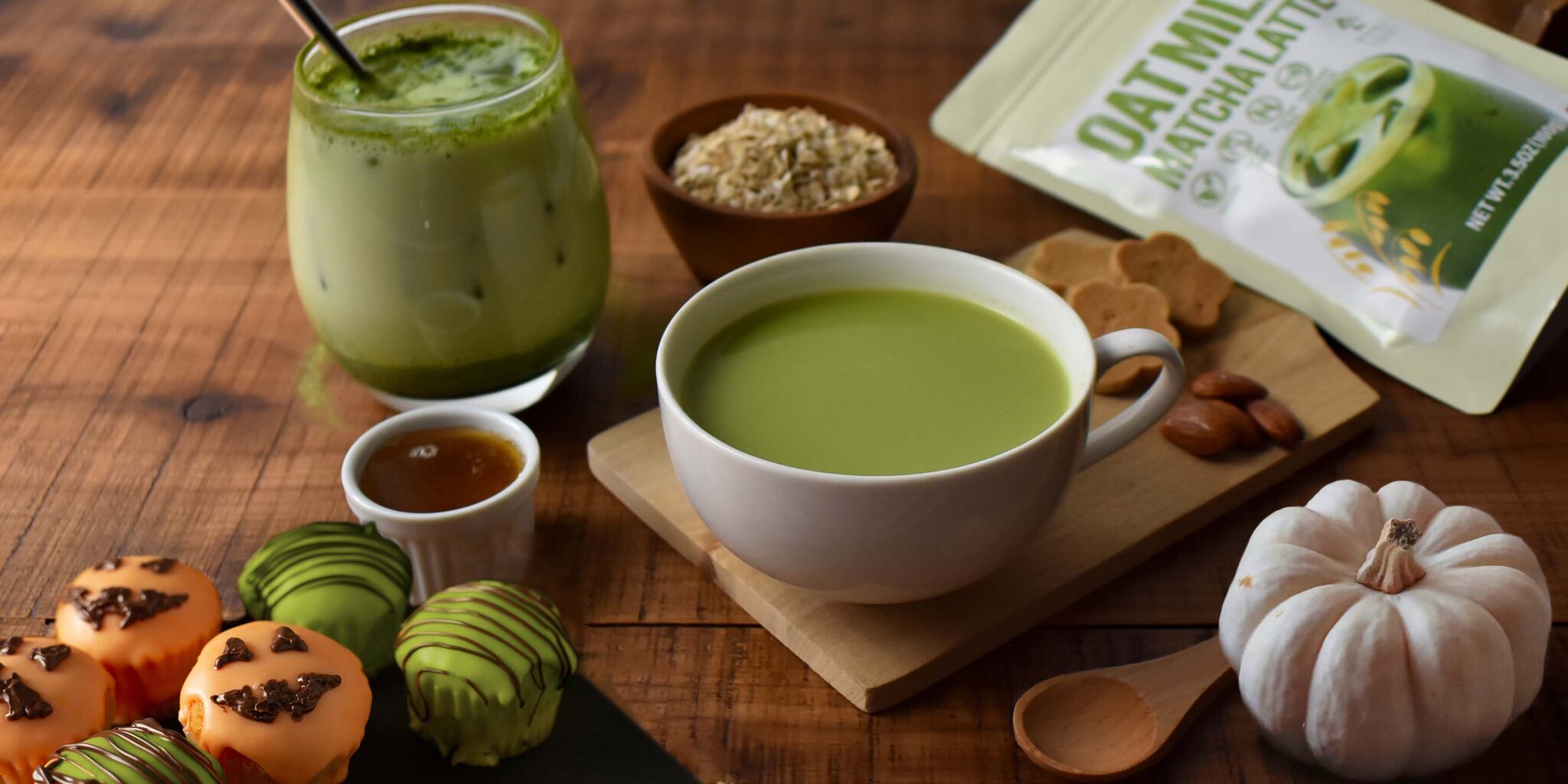 Trick-or-Treat Yourself to Oat Milk Matcha Latte this Halloween ...