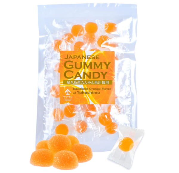 Japanese Gummy Candy - Mandarin Orange Flavor - Yamasan Co., Ltd.