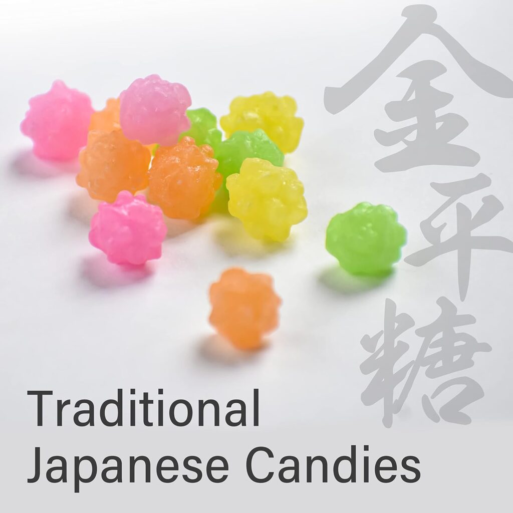 Konpeito Japanese Sugar Candy - Big bag 500g, - Yamasan Co., Ltd.