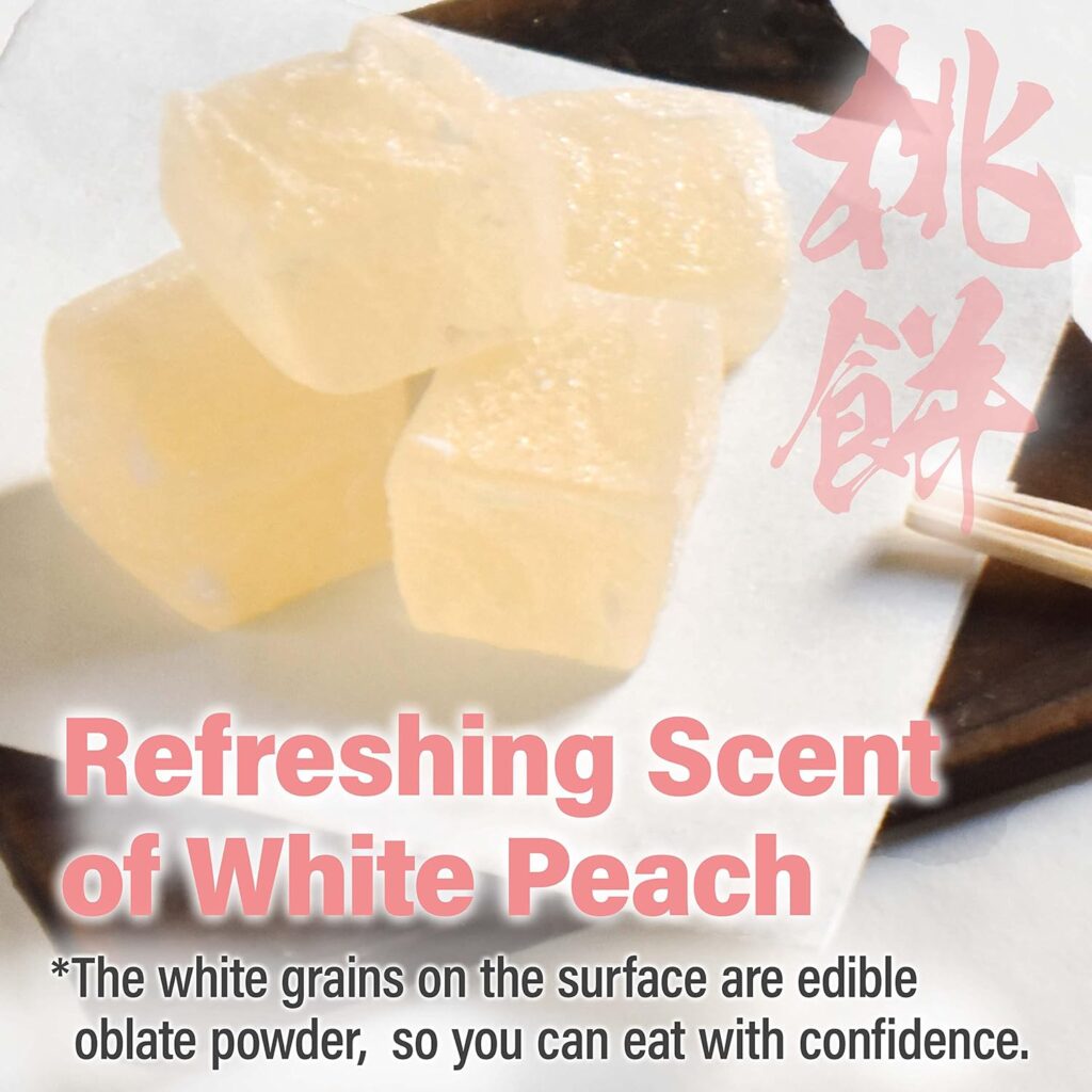 Japanese Mochi Candy White Peach Flavor - Yamasan Co., Ltd.
