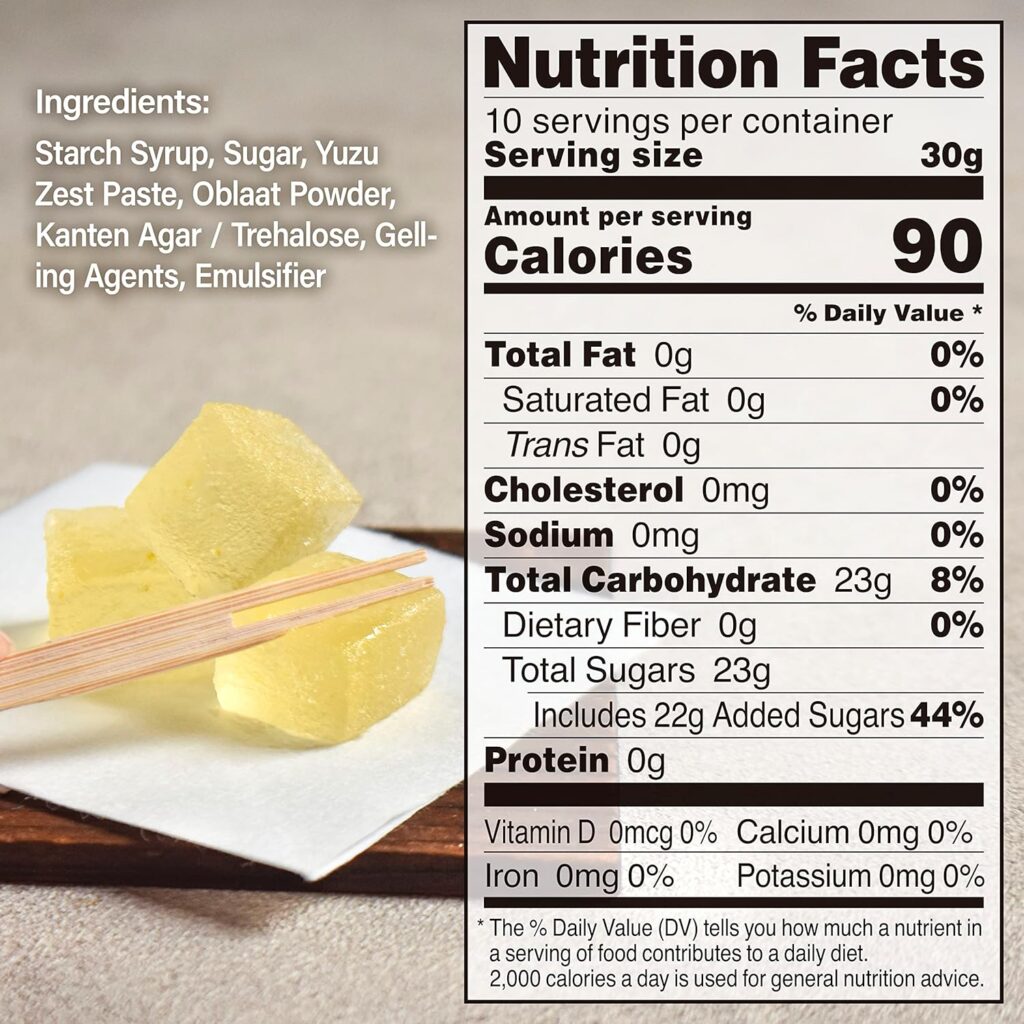 Yuzu Mochi Candy - Yamasan Co., Ltd.